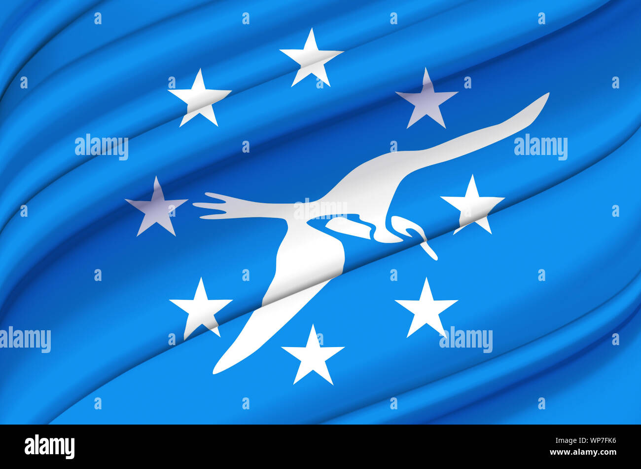 Corpus Christi Texas waving flag illustration. Regions and Cities of ...