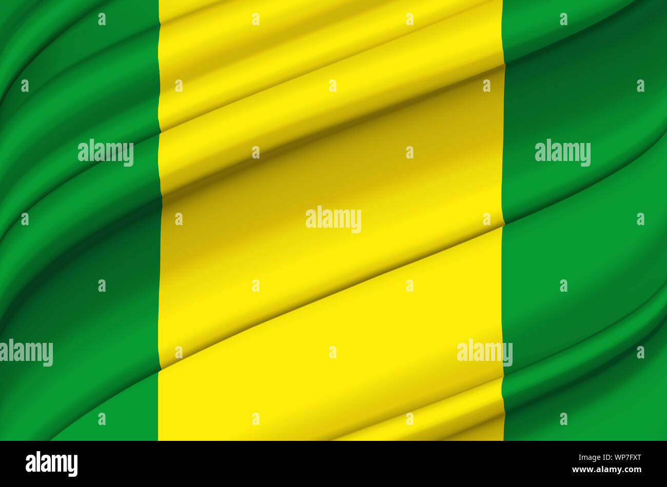 El Oro waving flag illustration. Regions of Ecuador. Perfect for ...