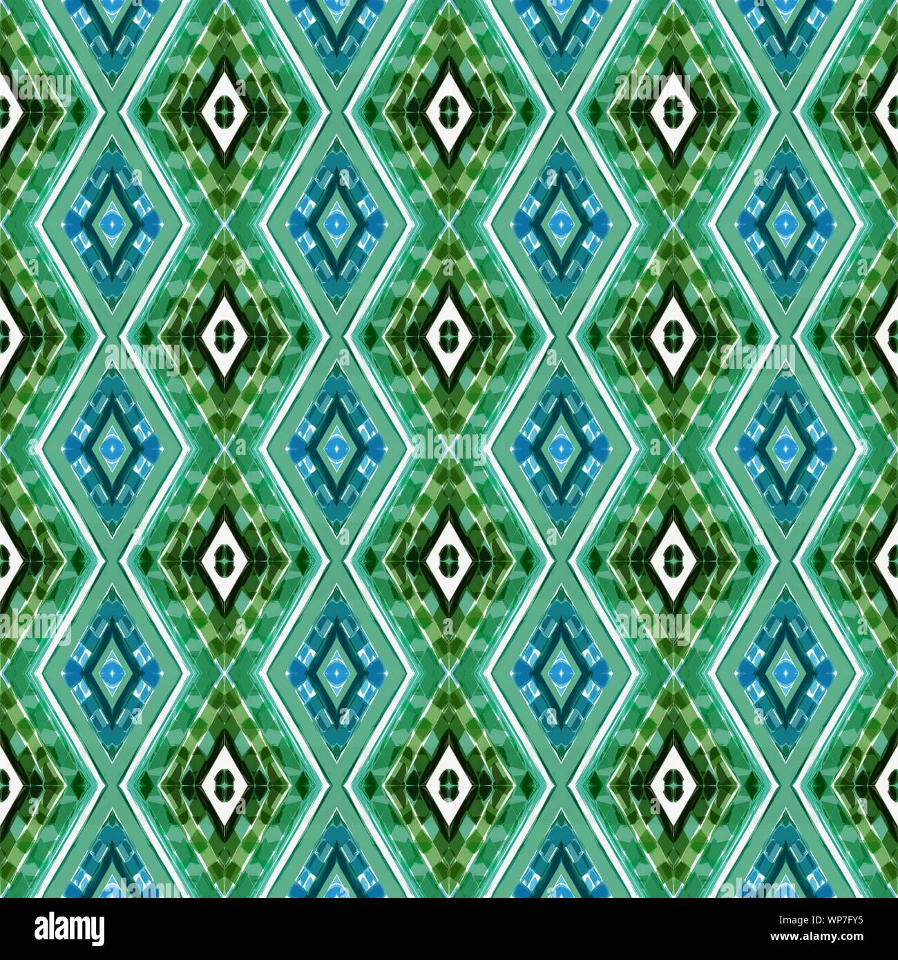 seamless repeating pattern with sea green, medium sea green and white ...