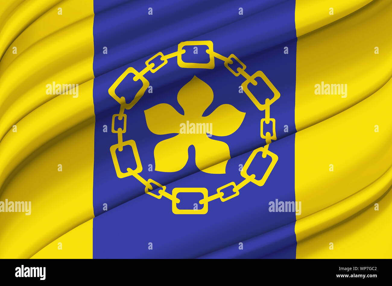 Hamilton waving flag illustration. States, cities and Regions of Canada ...