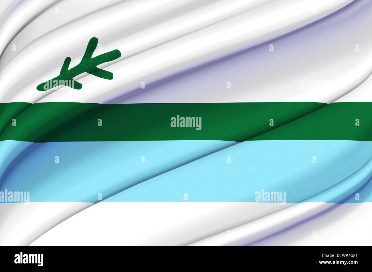 Labrador waving flag illustration. States, cities and Regions of Canada ...