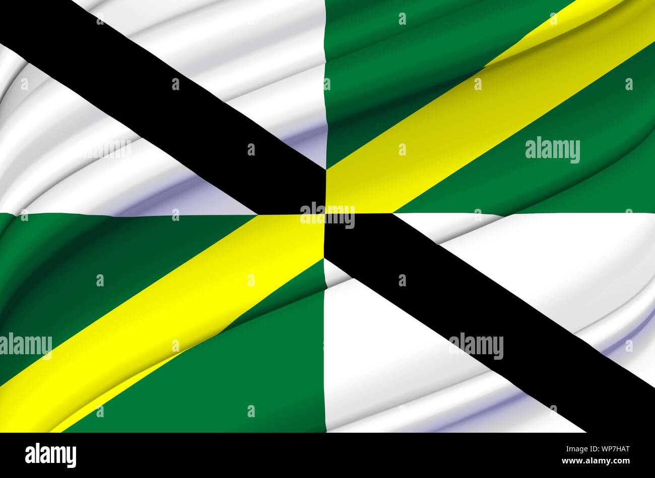 Monterey California waving flag illustration. Regions and Cities of the ...