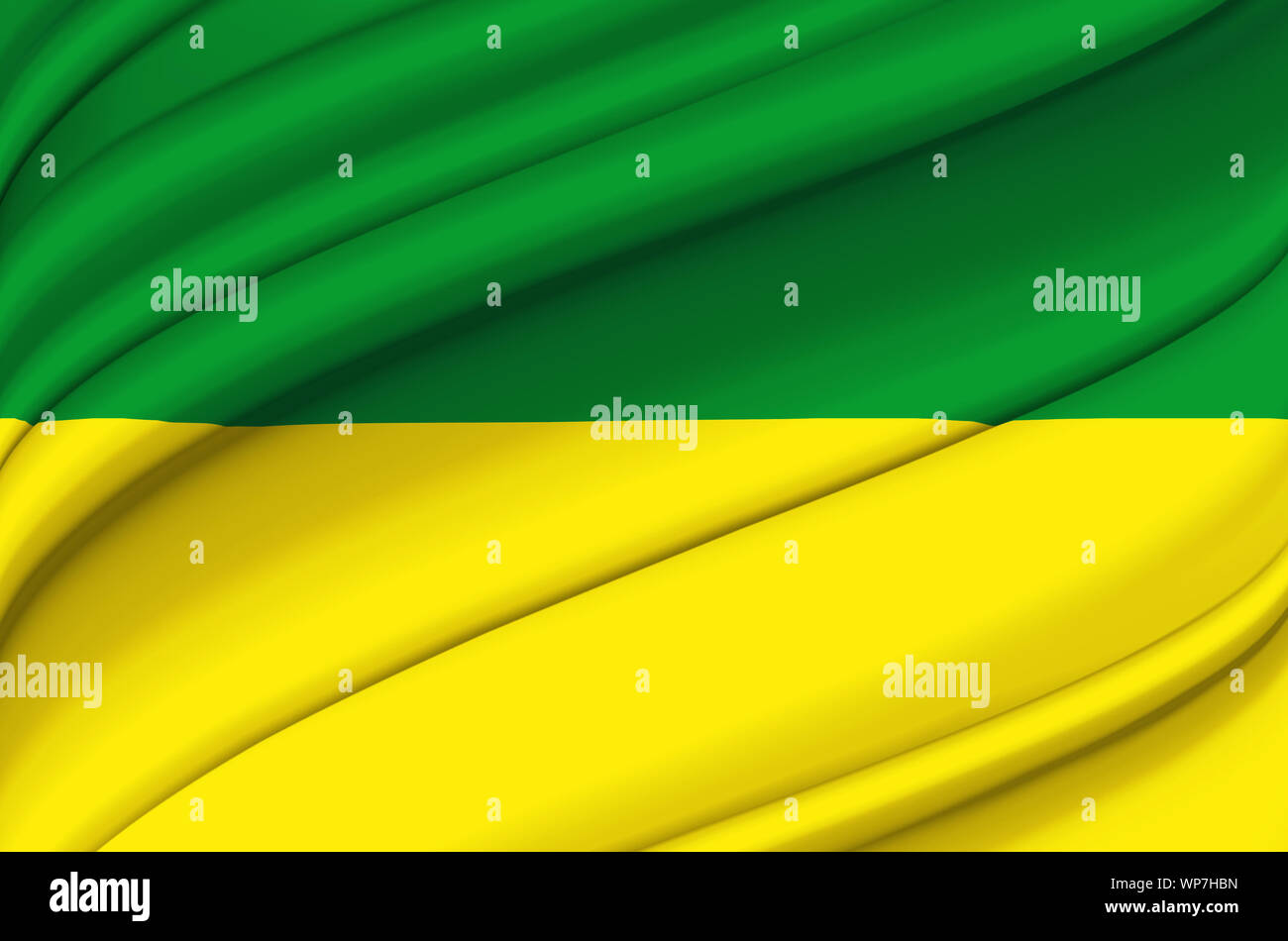 Morona Santiago waving flag illustration. Regions of Ecuador. Perfect ...