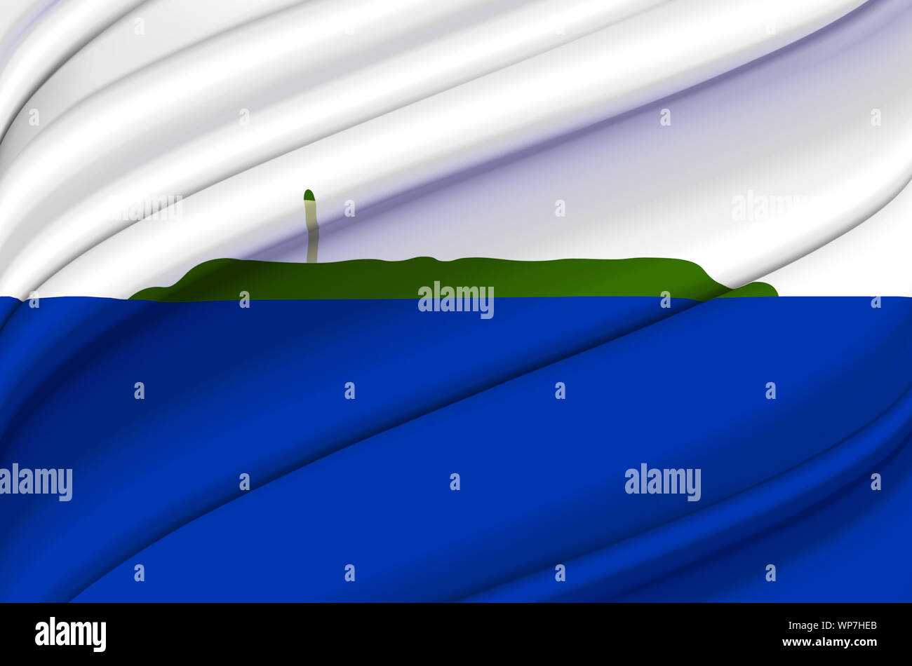 Navassa Island waving flag illustration. Regions and Cities of the ...