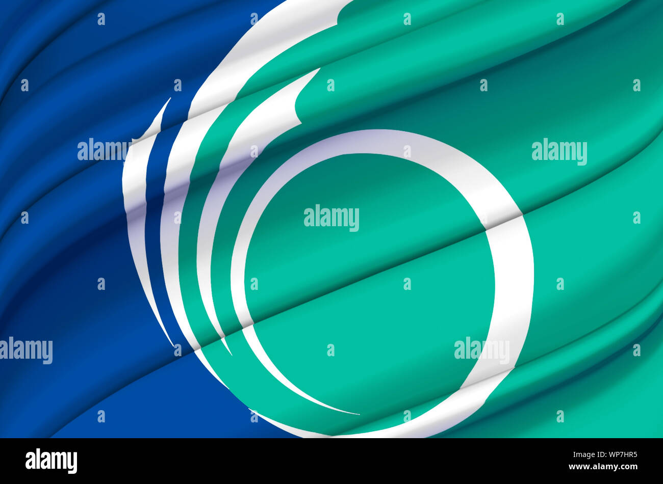 Ottawa Ontario waving flag illustration. States, cities and Regions of ...