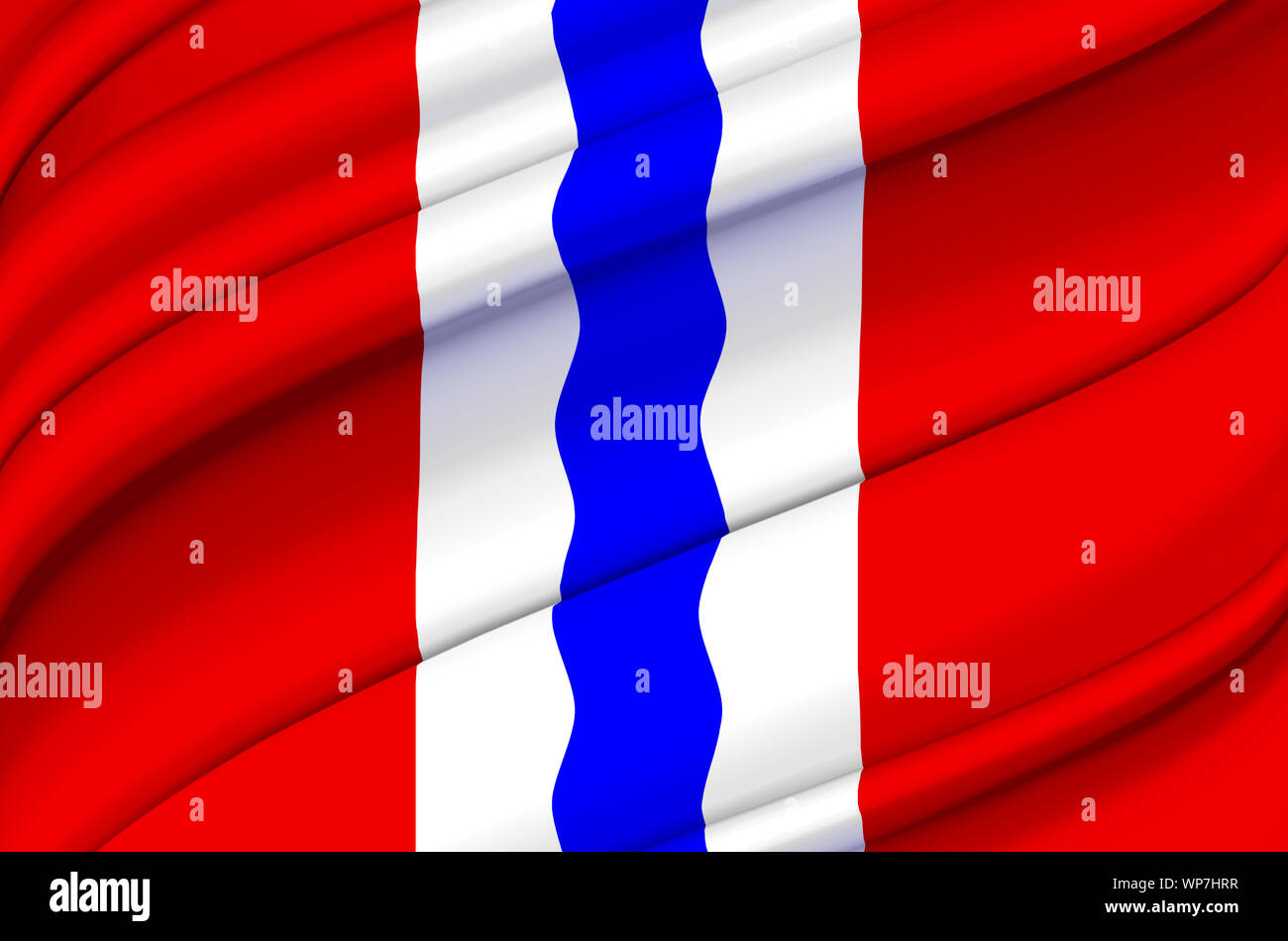 Omsk waving flag illustration. Regions of Russia. Perfect for ...