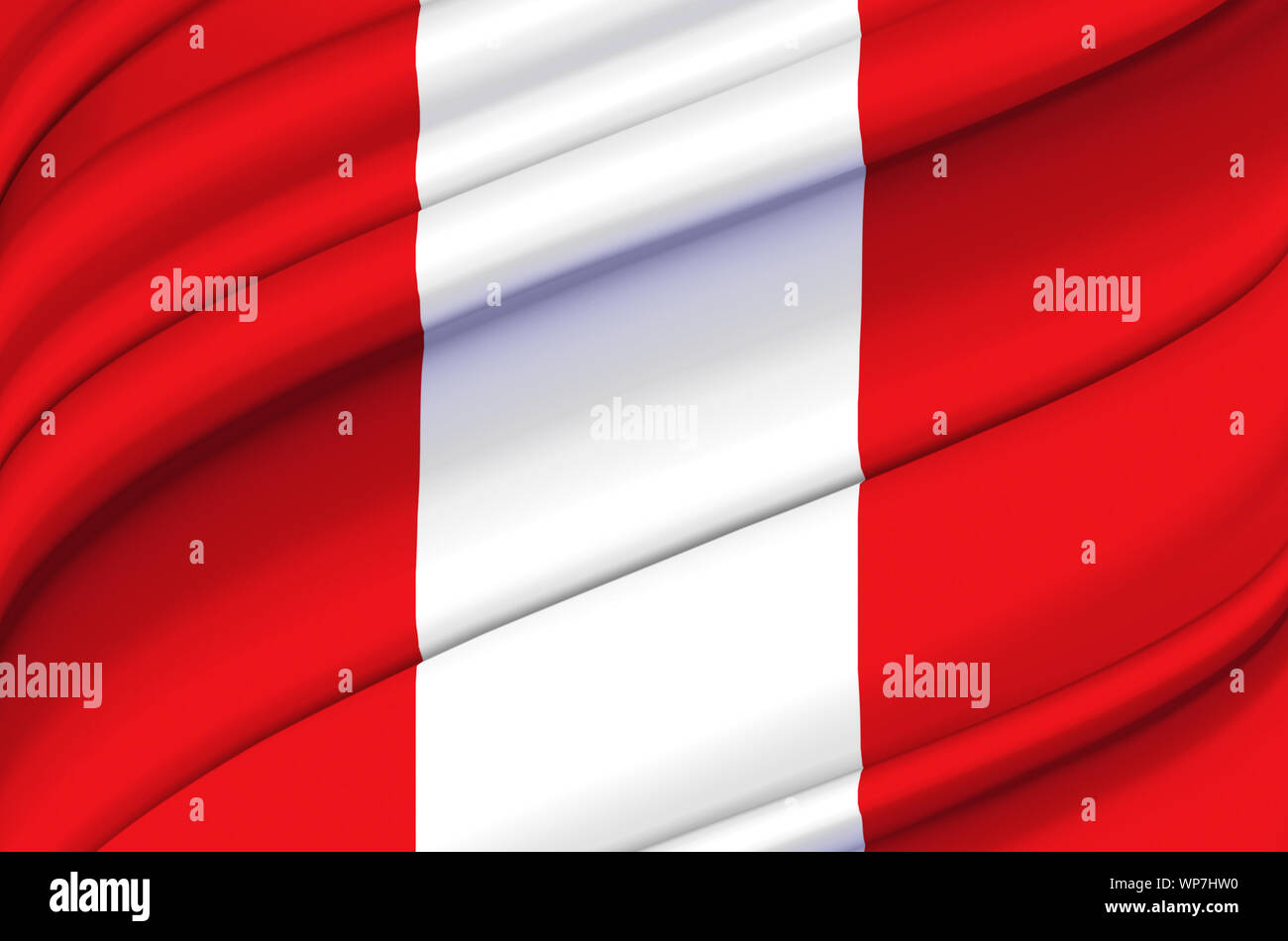 Peru waving flag illustration. Countries of North and Central America ...