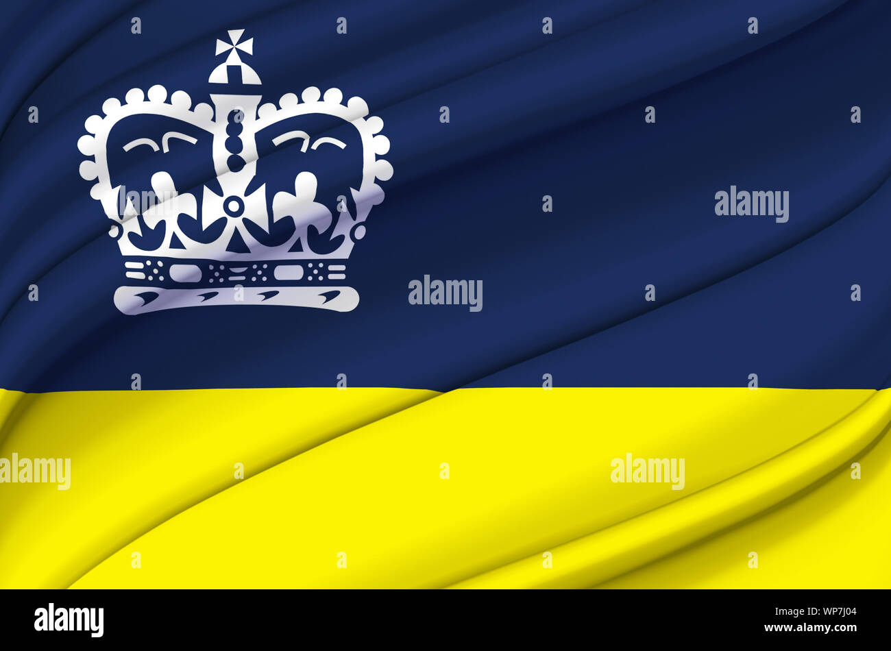 Regina Saskatchewan waving flag illustration. States, cities and ...