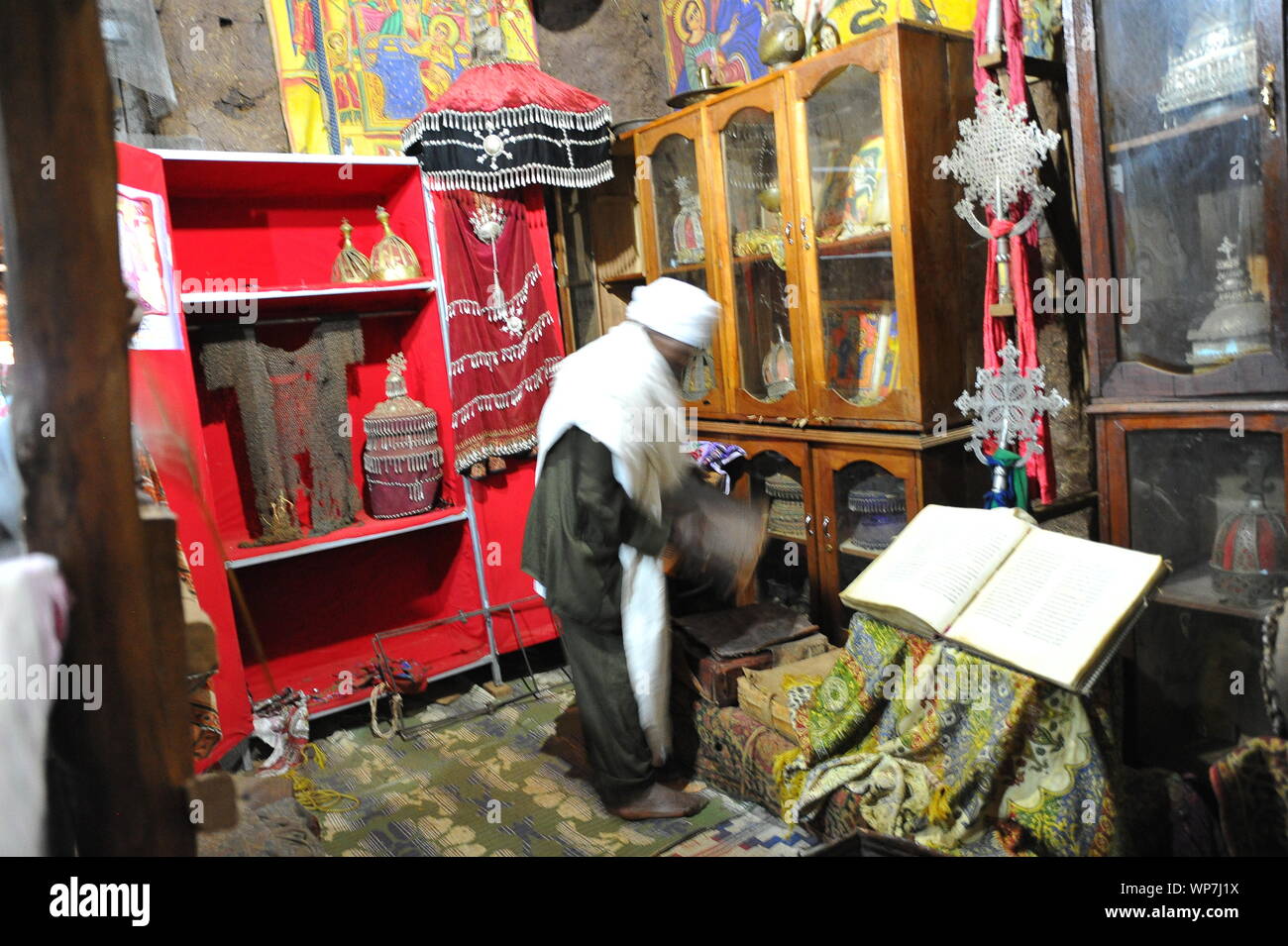 Museum on the island of Lake Tana Stock Photo - Alamy