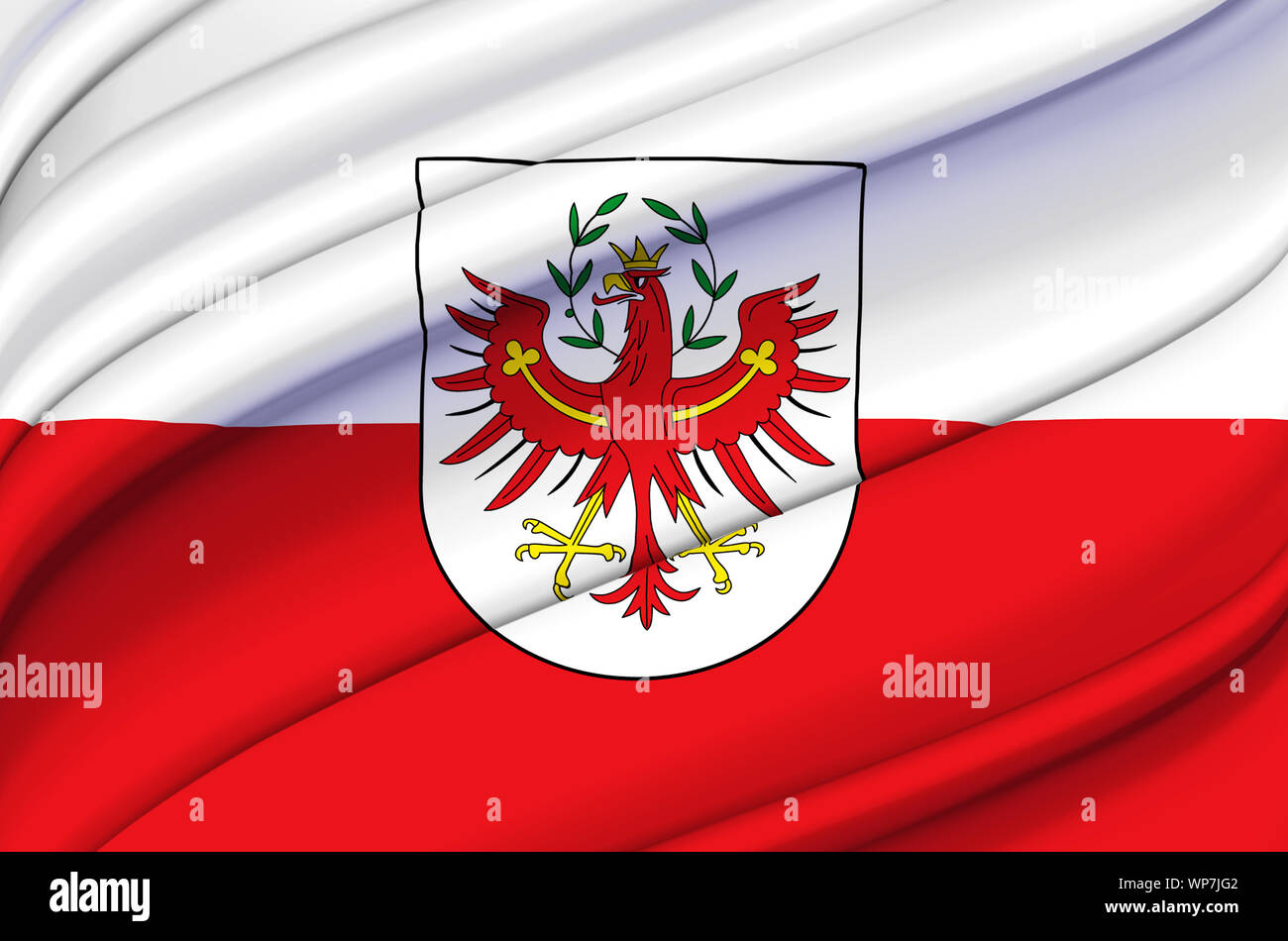 Tirol waving flag illustration. Regions of Austria. Perfect for ...