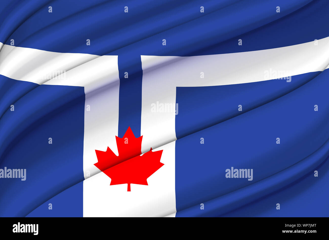 Toronto Flag waving flag illustration. States, cities and Regions of ...