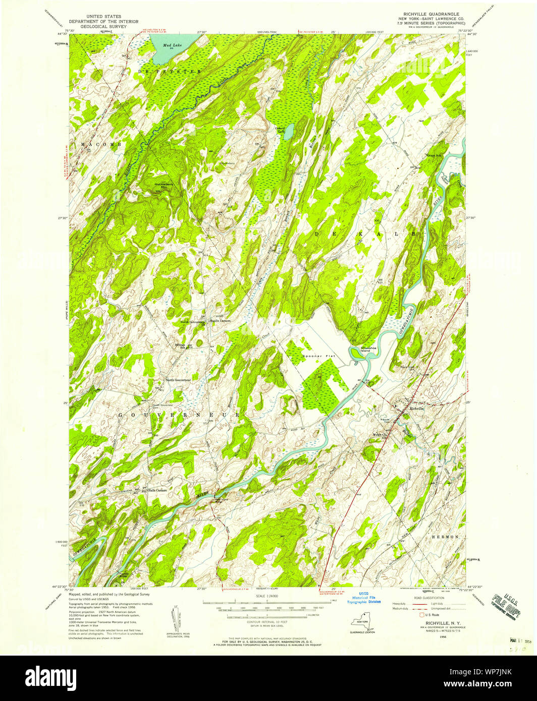 New York NY Richville 136074 1956 24000 Restoration Stock Photo - Alamy