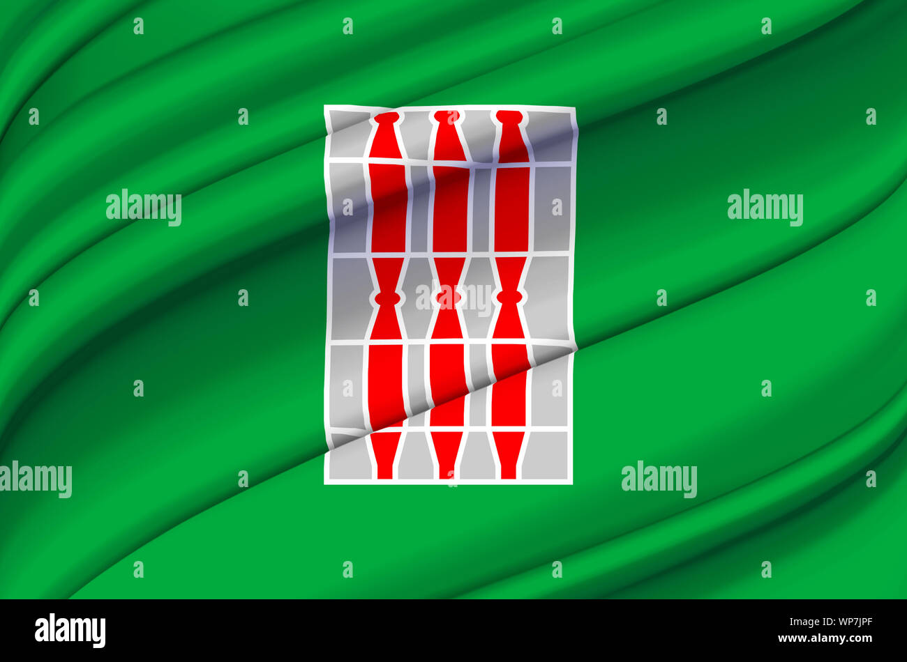 Umbria waving flag illustration. Regions of Italy. Perfect for ...
