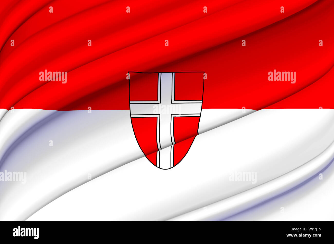 Vienna waving flag illustration. Regions of Austria. Perfect for ...
