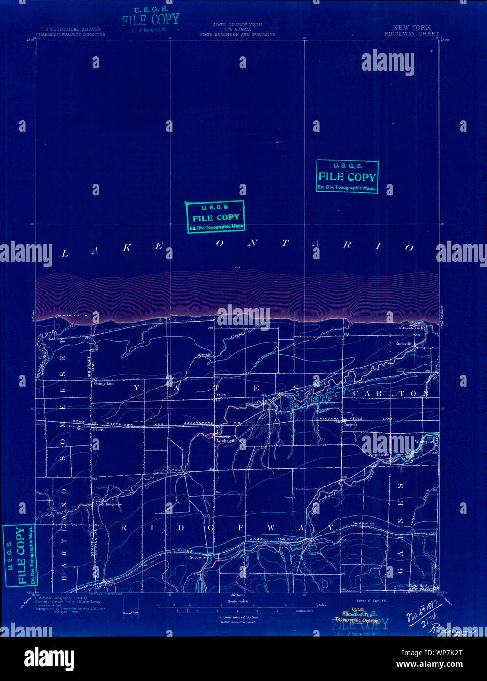 Ridgeway map hi-res stock photography and images - Alamy