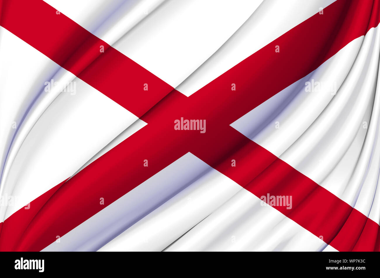 Alabama waving flag illustration. US states. Perfect for background and ...