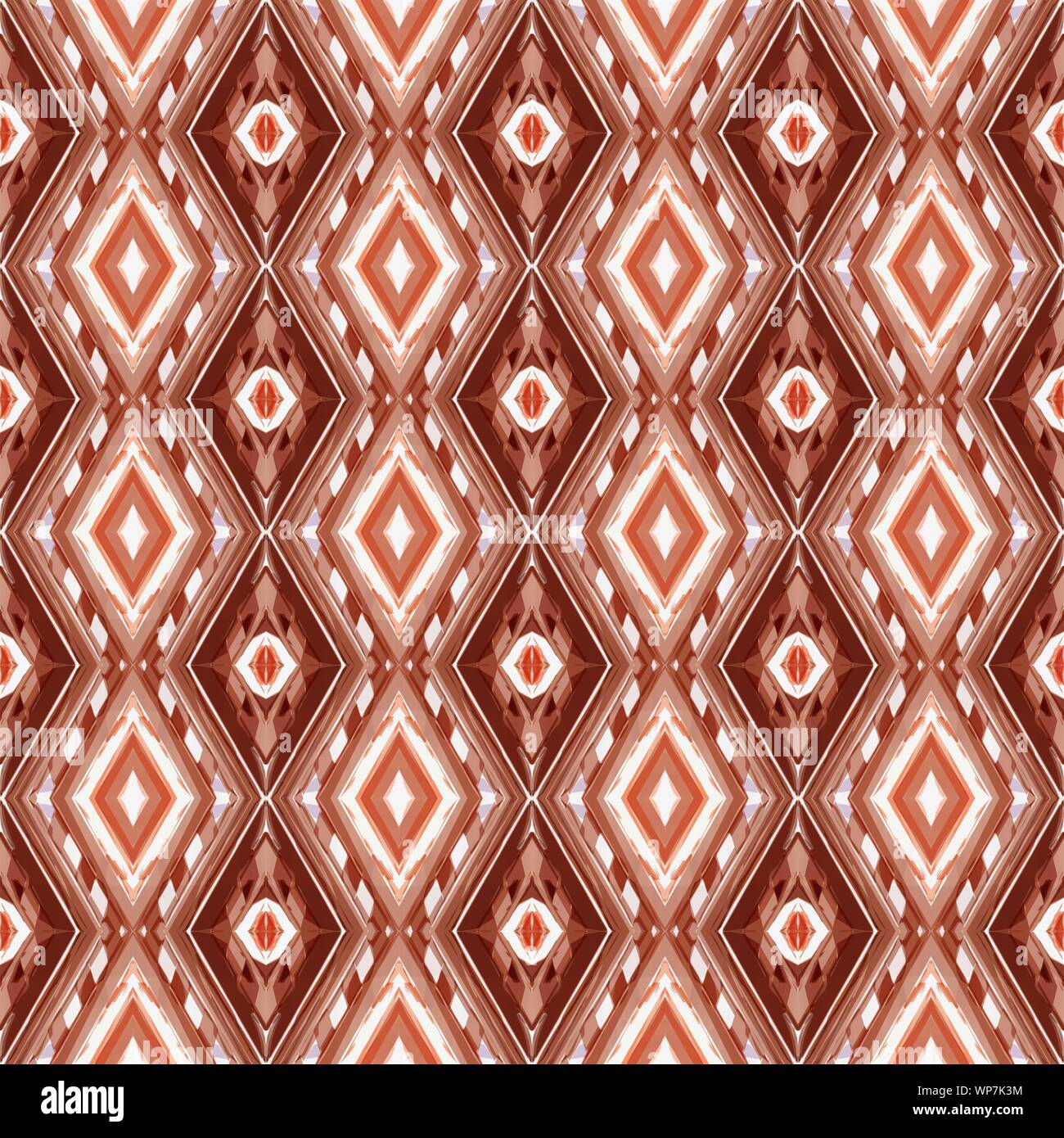seamless repeating pattern with sienna, linen and rosy brown colors ...