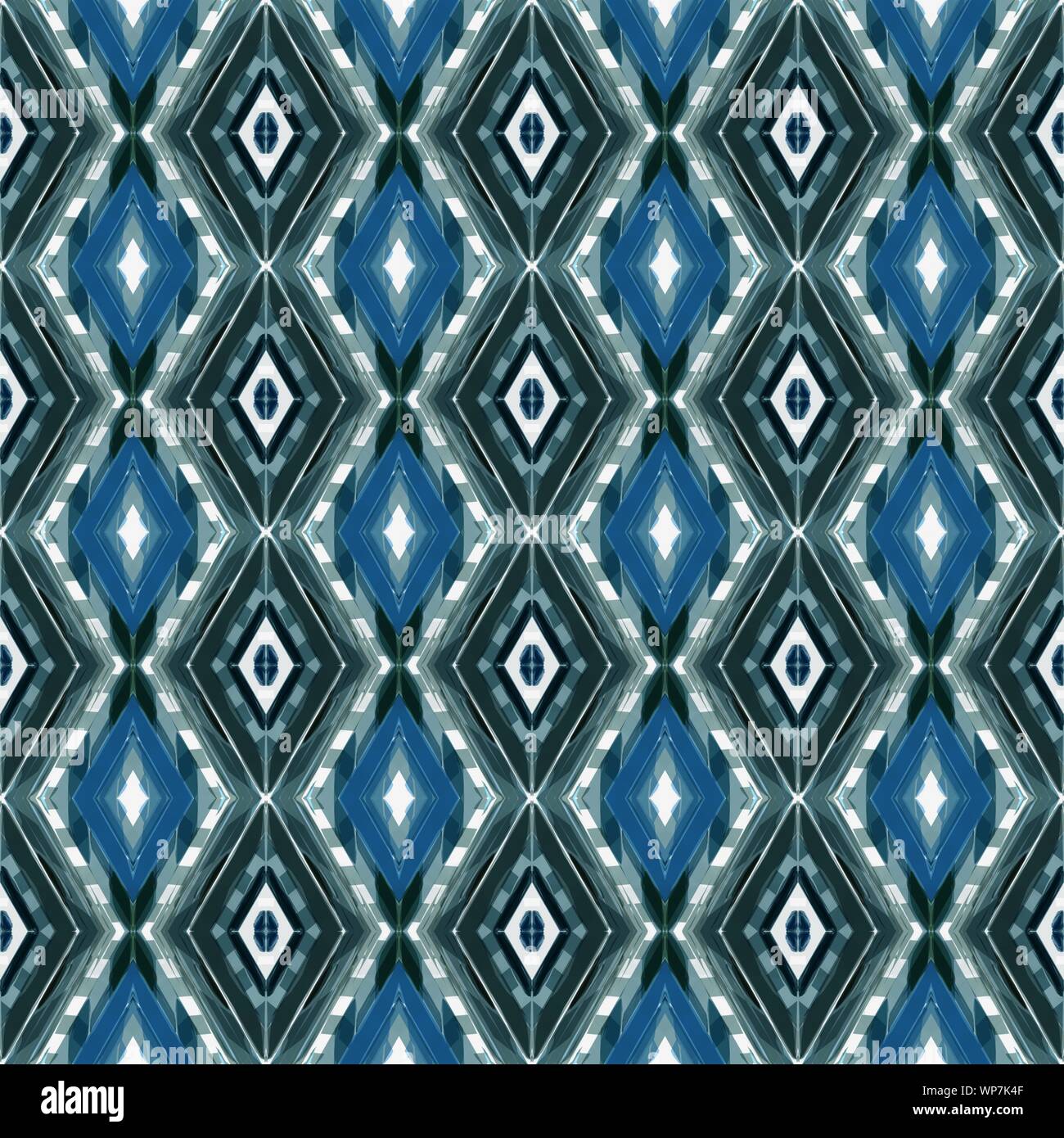 repeatable pattern with teal blue, dark slate gray and lavender colors ...
