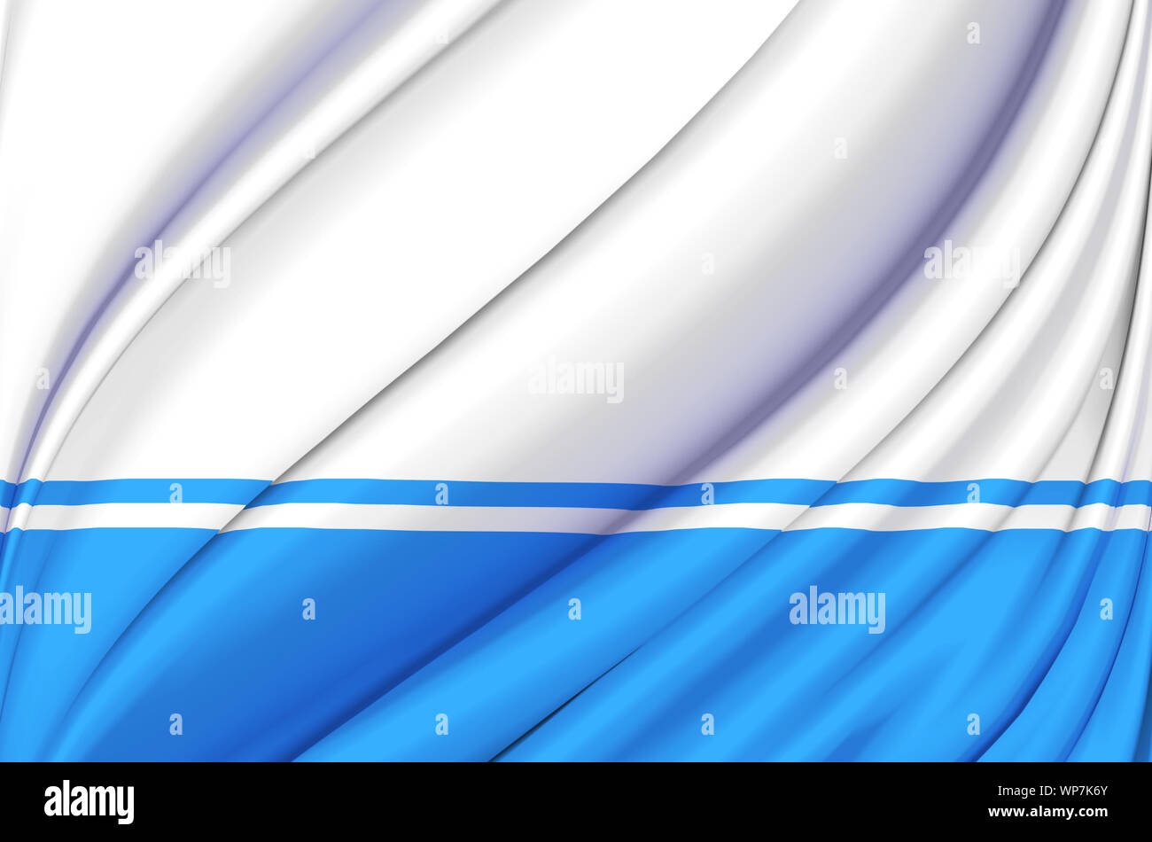 Altai Republic waving flag illustration. Regions of Russia. Perfect for ...