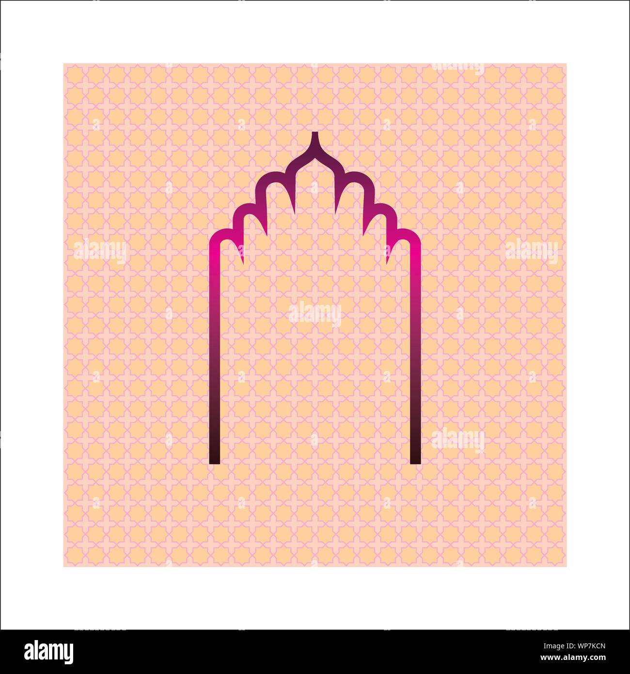 islamic art arch Stock Vector Image & Art - Alamy