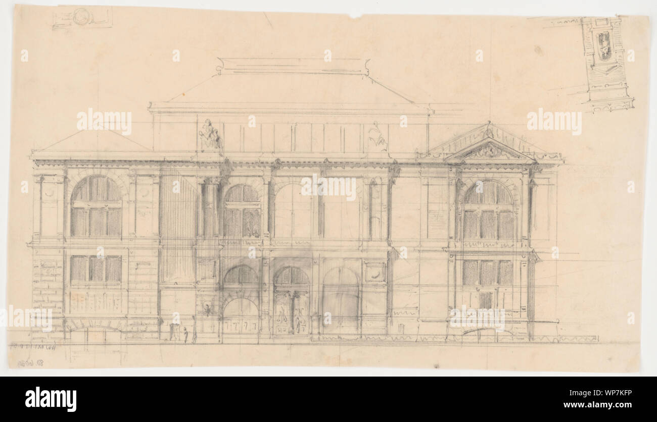 Lenox Library, New York, New York. Elevation Stock Photo - Alamy