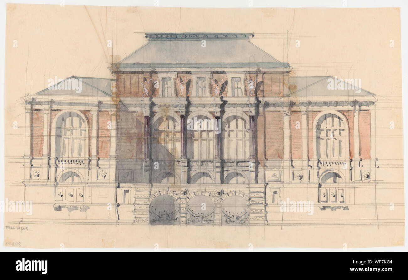 Lenox Library, New York, New York. Elevation Stock Photo - Alamy