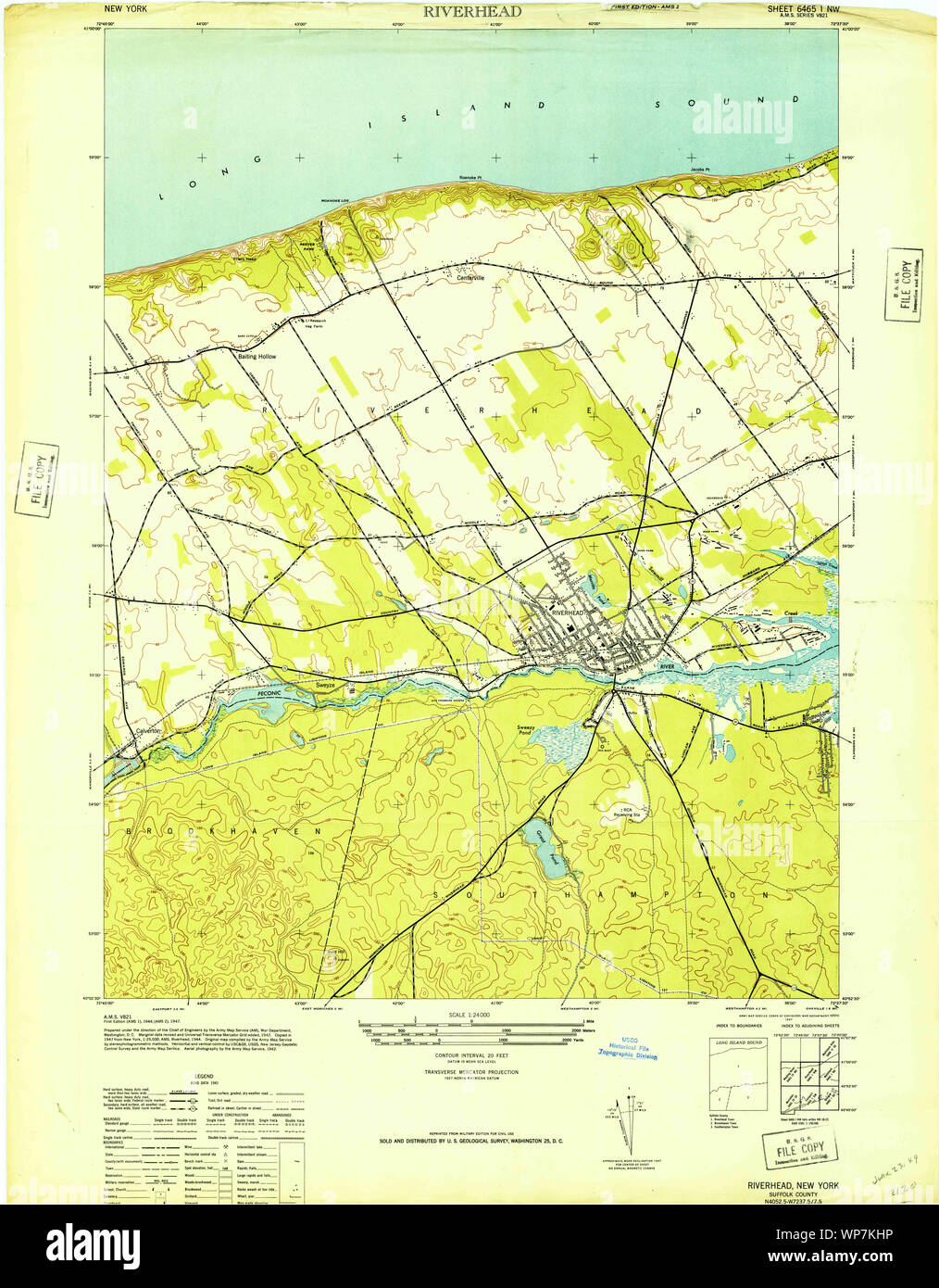 Map of riverhead new york hi-res stock photography and images - Alamy