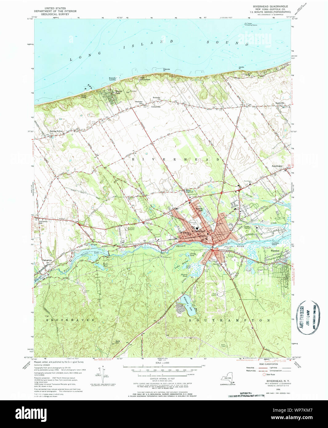 Map of riverhead hi-res stock photography and images - Alamy