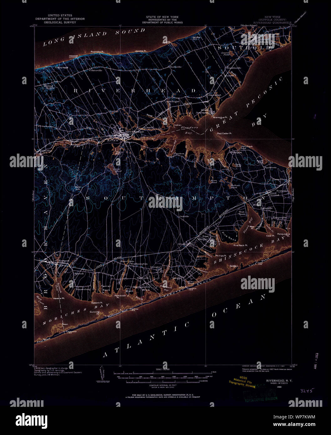 Map of riverhead hi-res stock photography and images - Alamy