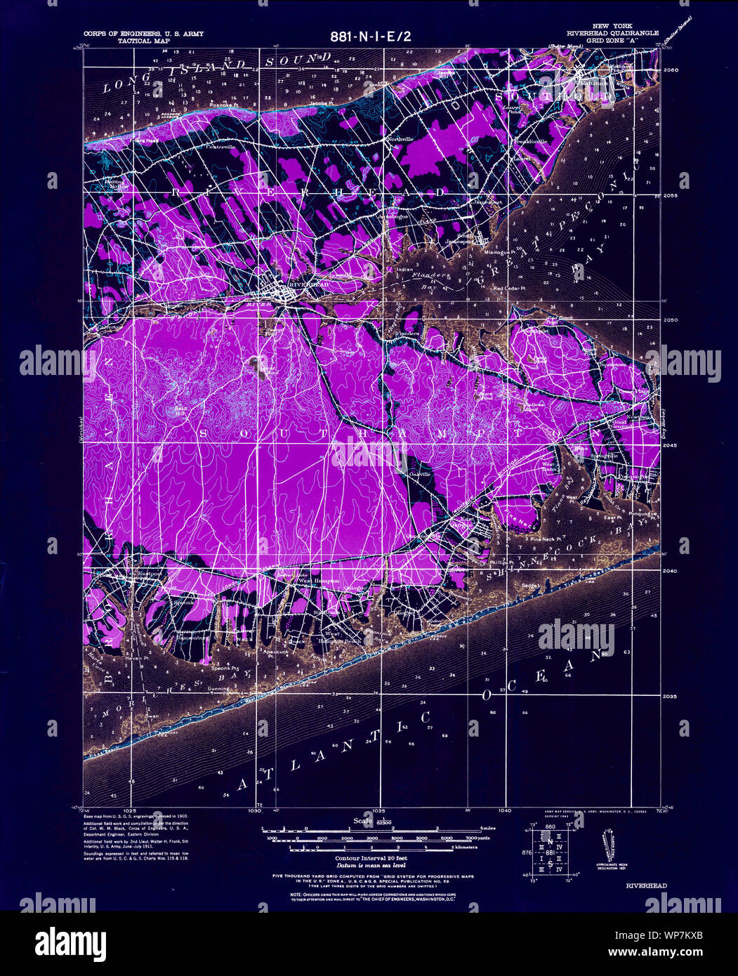 Map of riverhead new york hi-res stock photography and images - Alamy