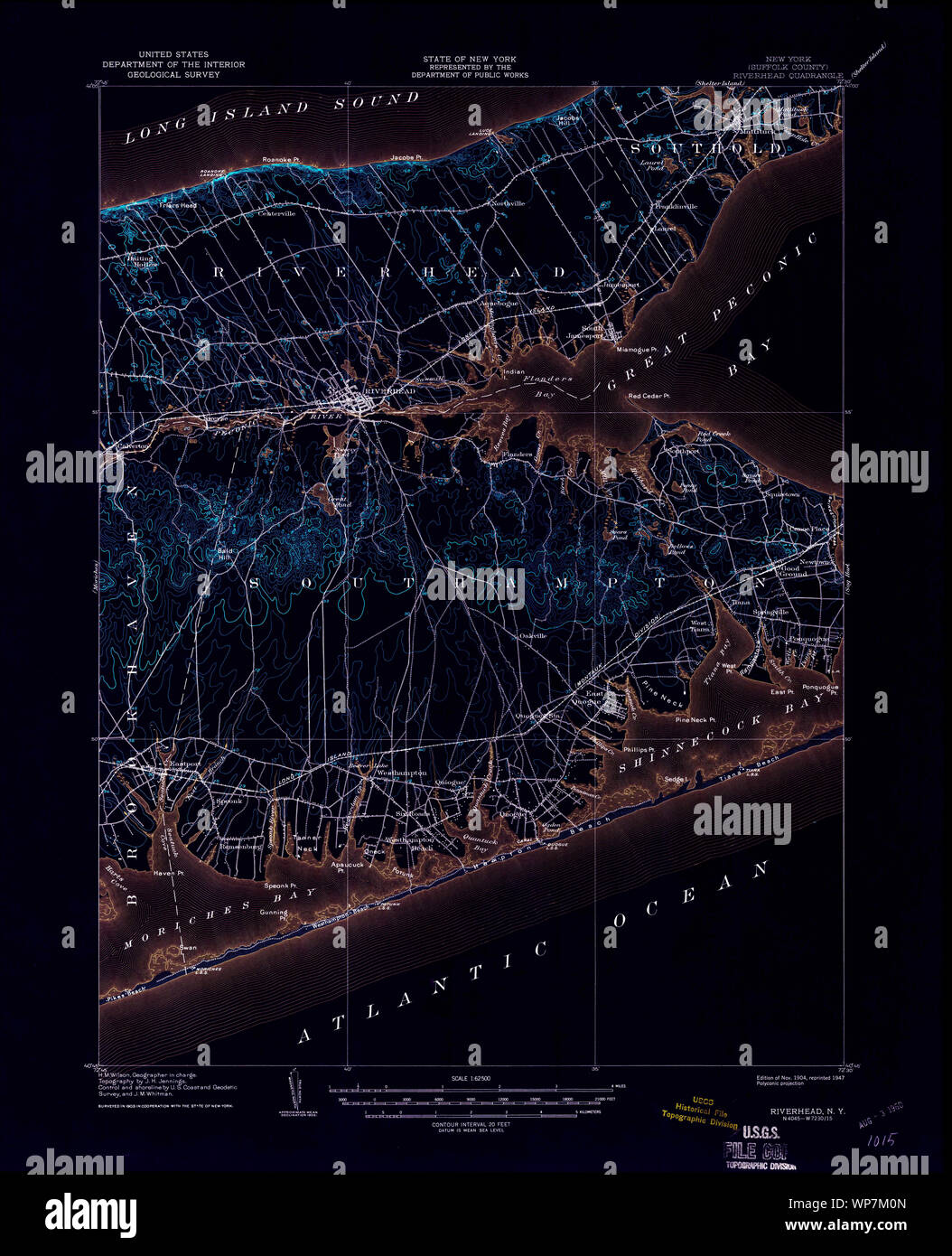Map of riverhead hi-res stock photography and images - Alamy
