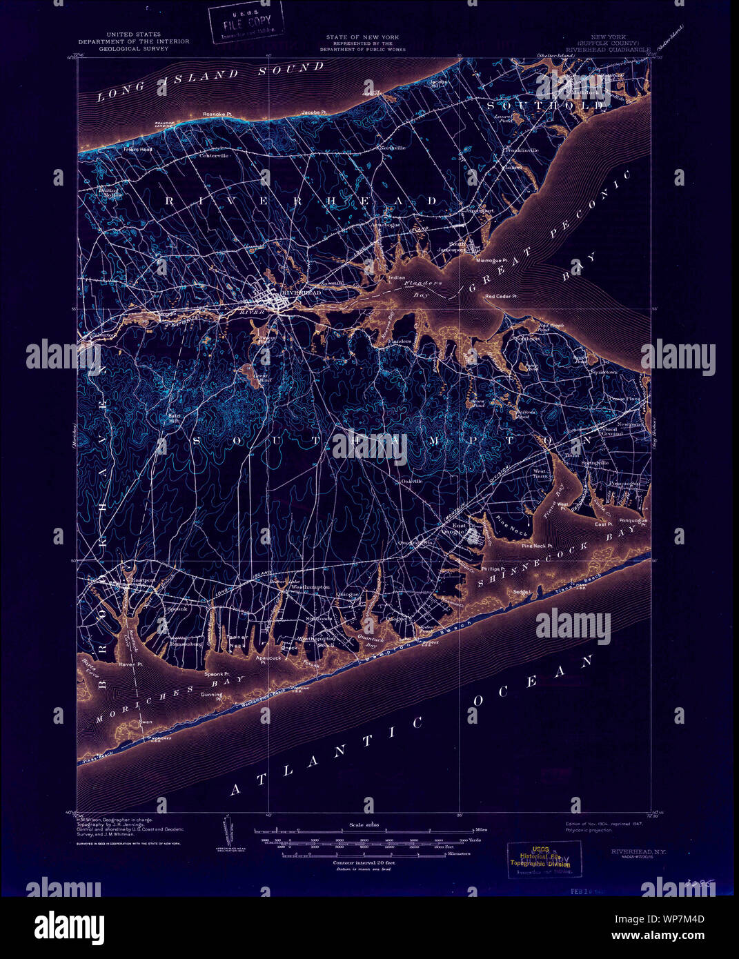 Map of riverhead new york hi-res stock photography and images - Alamy
