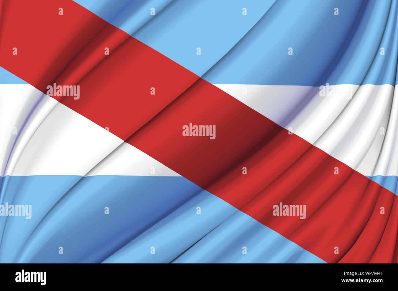 Entre Rios waving flag illustration. Regions of Argentina. Perfect for ...