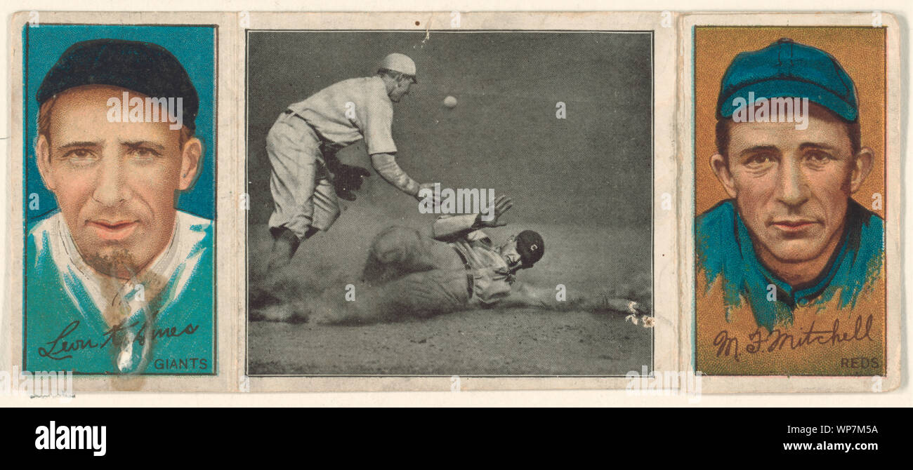 Leon Ames/M. F. Mitchell, New York Giants, Cincinnati Reds, baseball ...