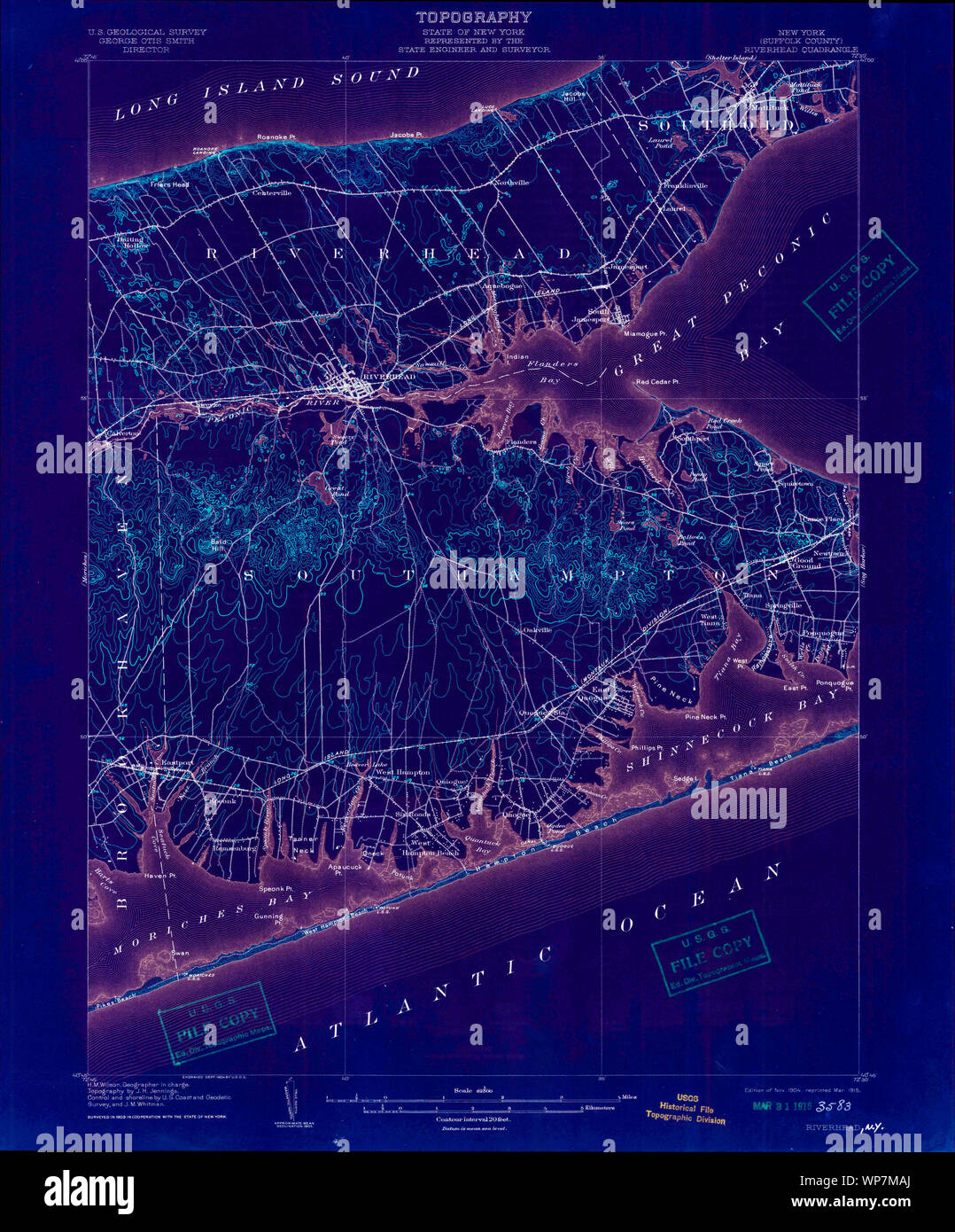 Map of riverhead new york hi-res stock photography and images - Alamy