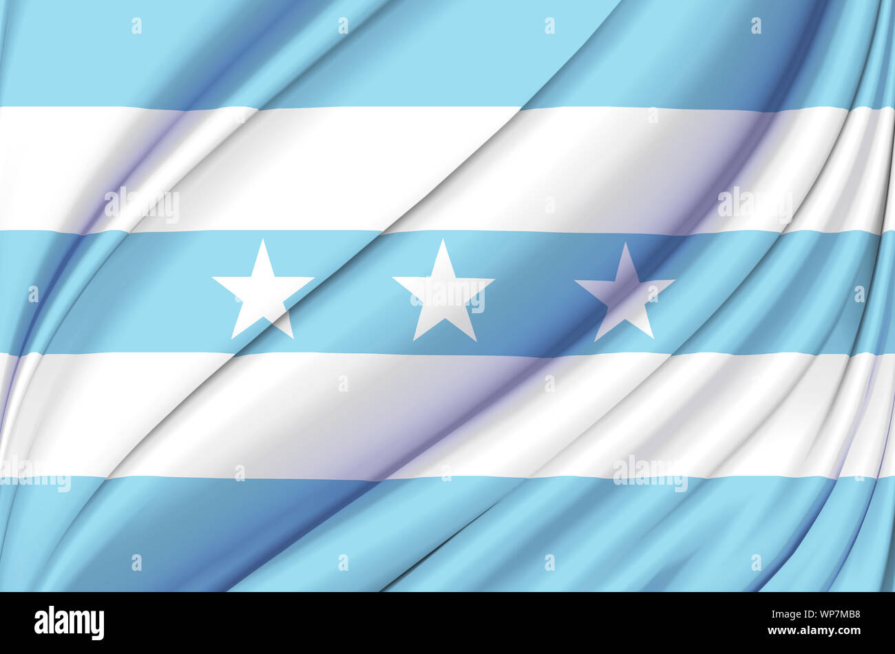 Guayas waving flag illustration. Regions of Ecuador. Perfect for ...