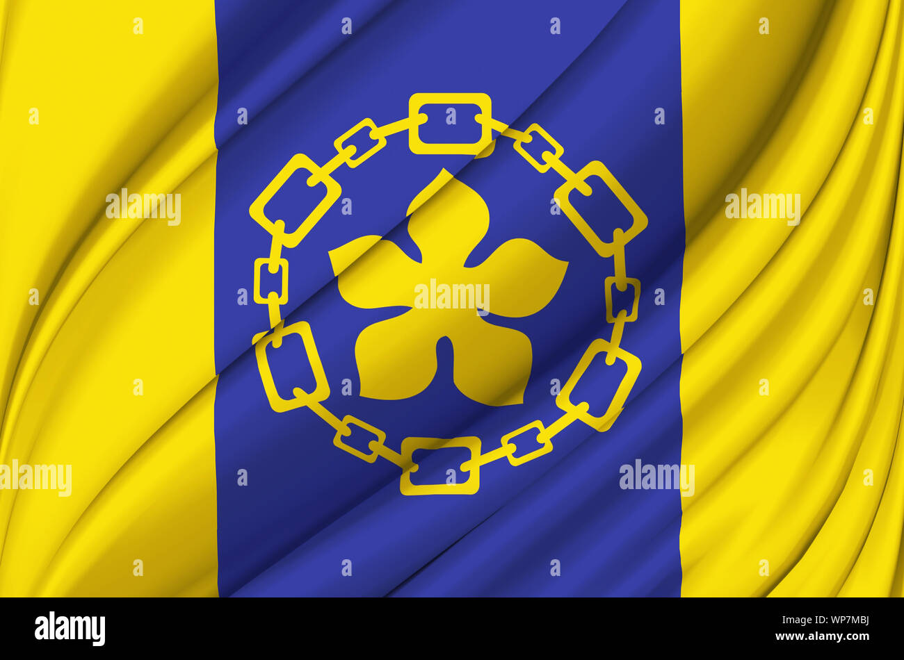 Hamilton waving flag illustration. States, cities and Regions of Canada ...