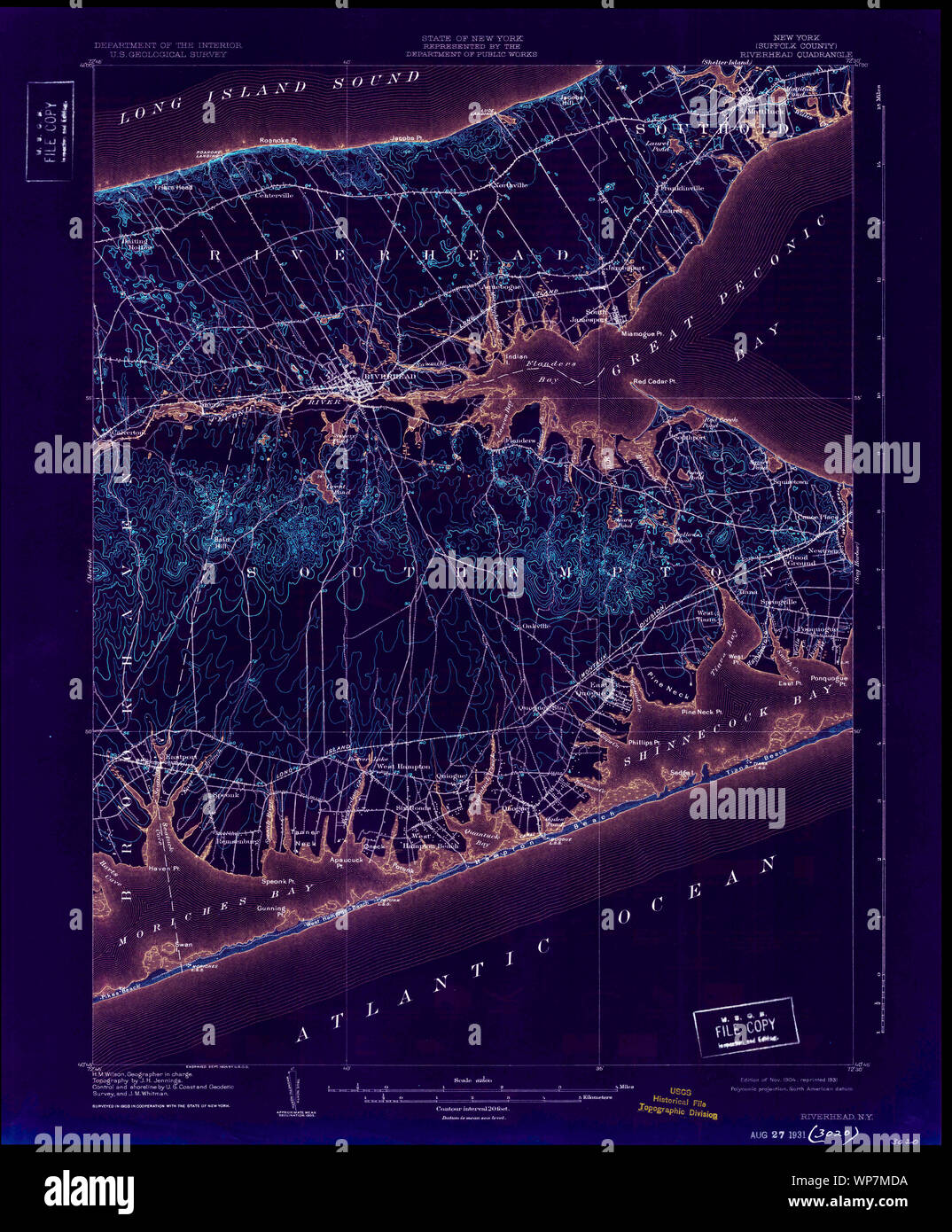 Map of riverhead new york hi-res stock photography and images - Alamy