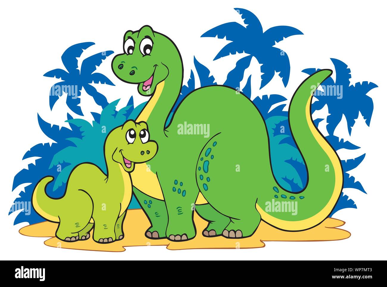 Dino family Cut Out Stock Images & Pictures - Alamy