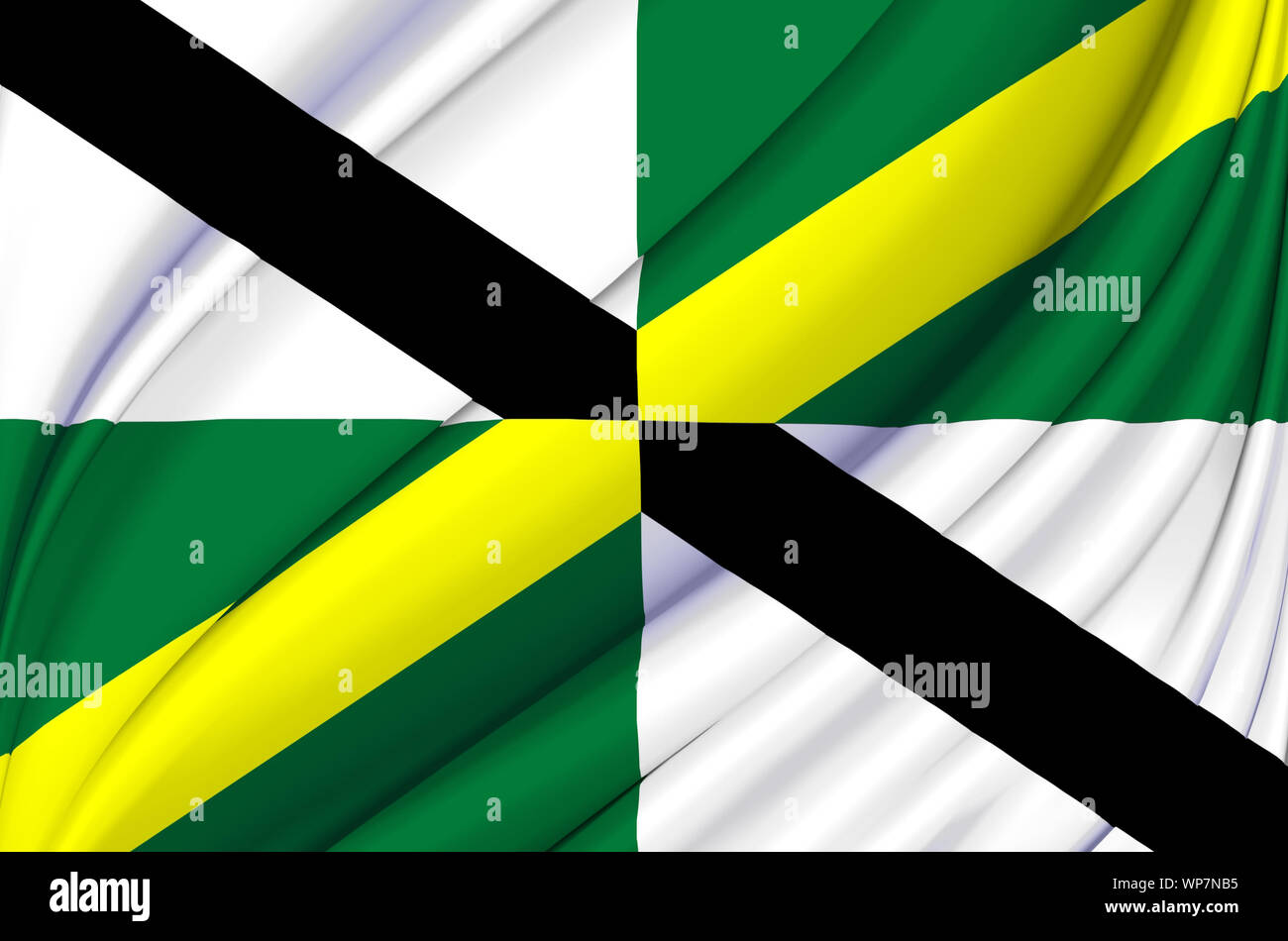 Monterey California waving flag illustration. Regions and Cities of the ...