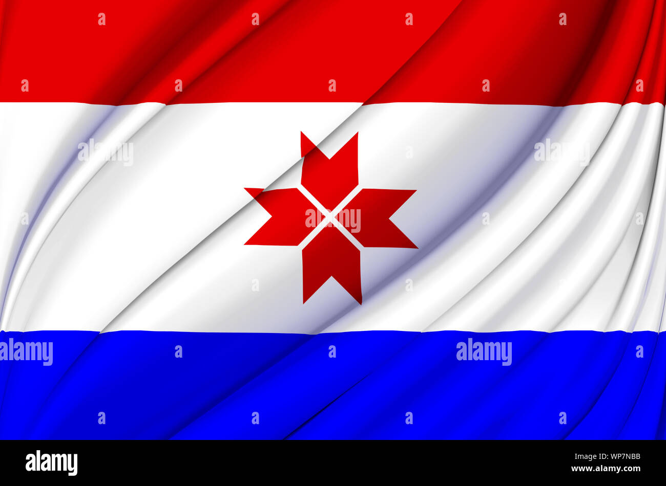 Mordovia waving flag illustration. Regions of Russia. Perfect for ...
