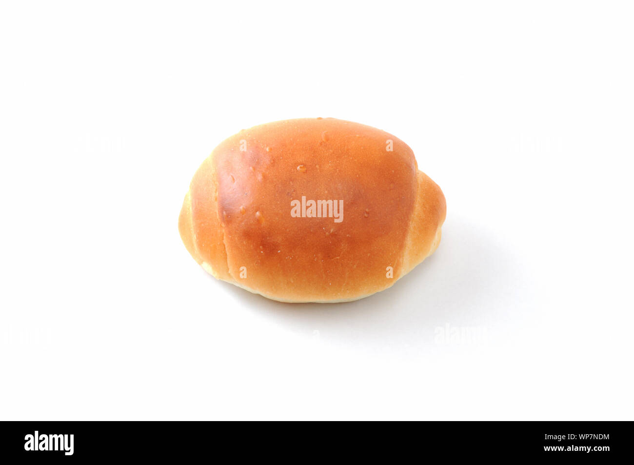 butter bread roll closeup isolated on white background Stock Photo - Alamy