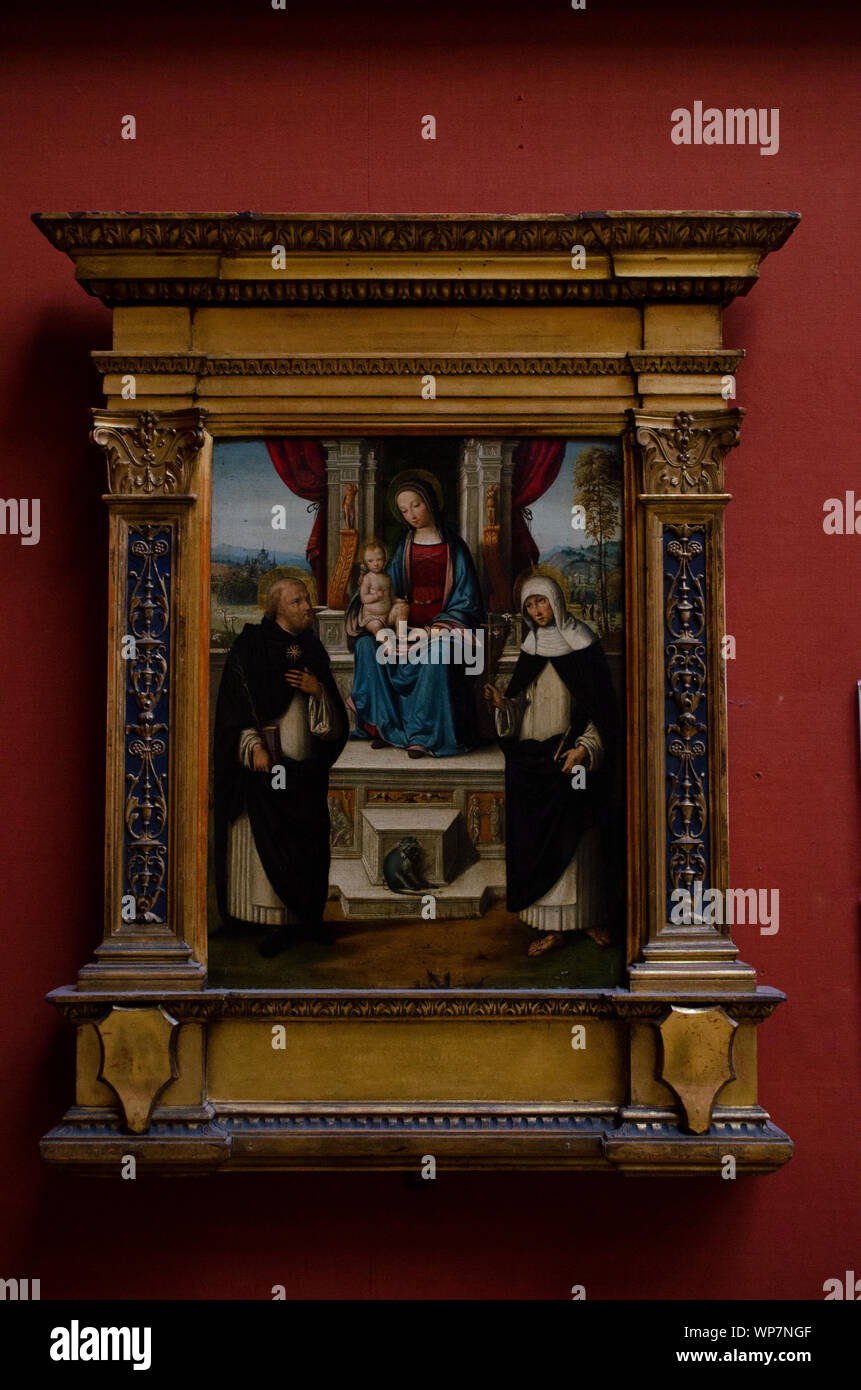 Garofalo, The Virgin (Madonna) and Child with Saints Dominic and ...