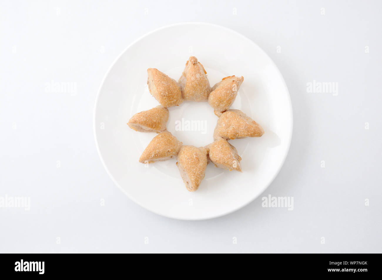 sun bread isolated on white background Stock Photo - Alamy