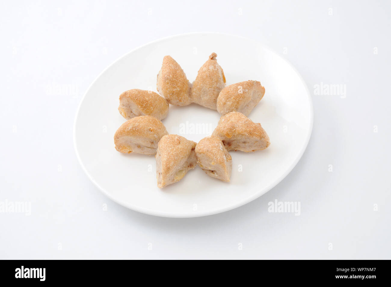 sun bread isolated on white background Stock Photo - Alamy