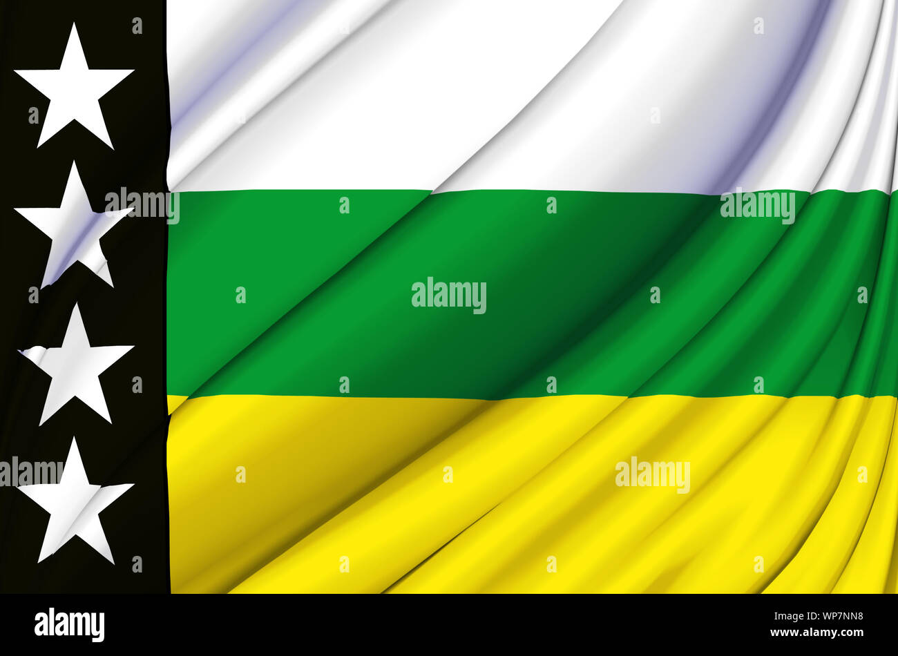 Orellana waving flag illustration. Regions of Ecuador. Perfect for ...