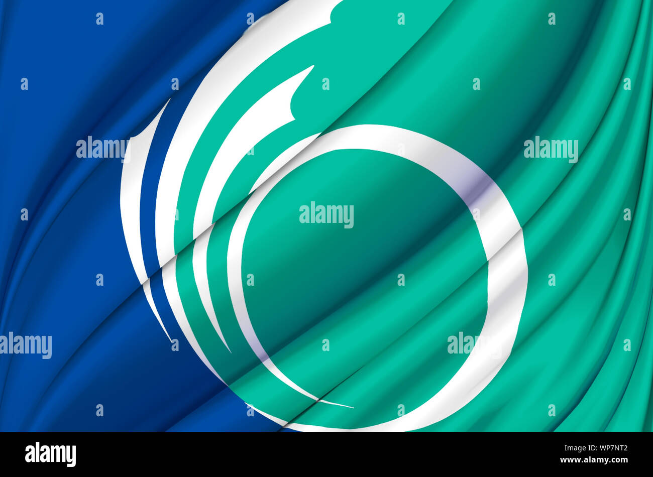 Ottawa Ontario waving flag illustration. States, cities and Regions of ...