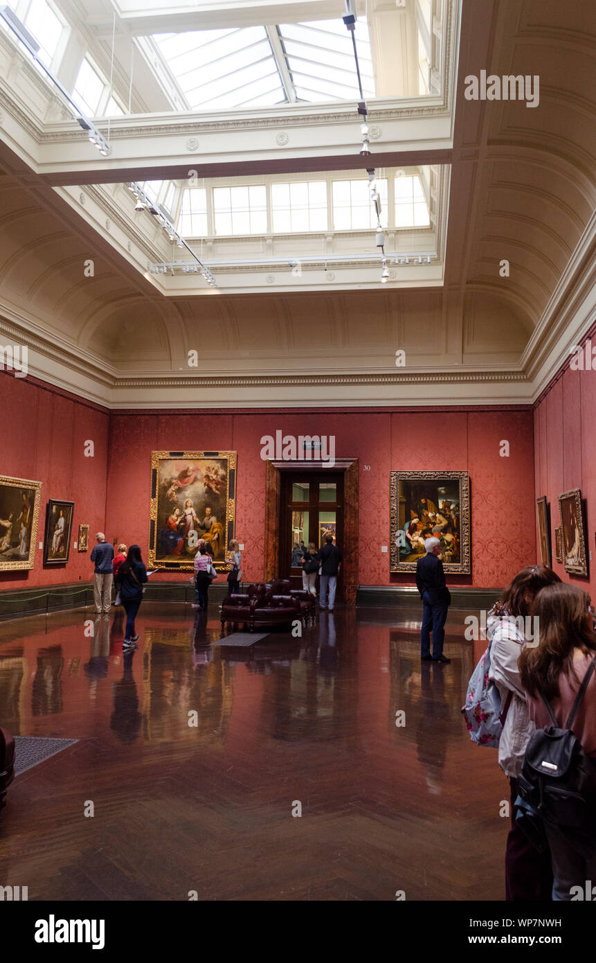 National Gallery Museum London Interior High Resolution Stock ...
