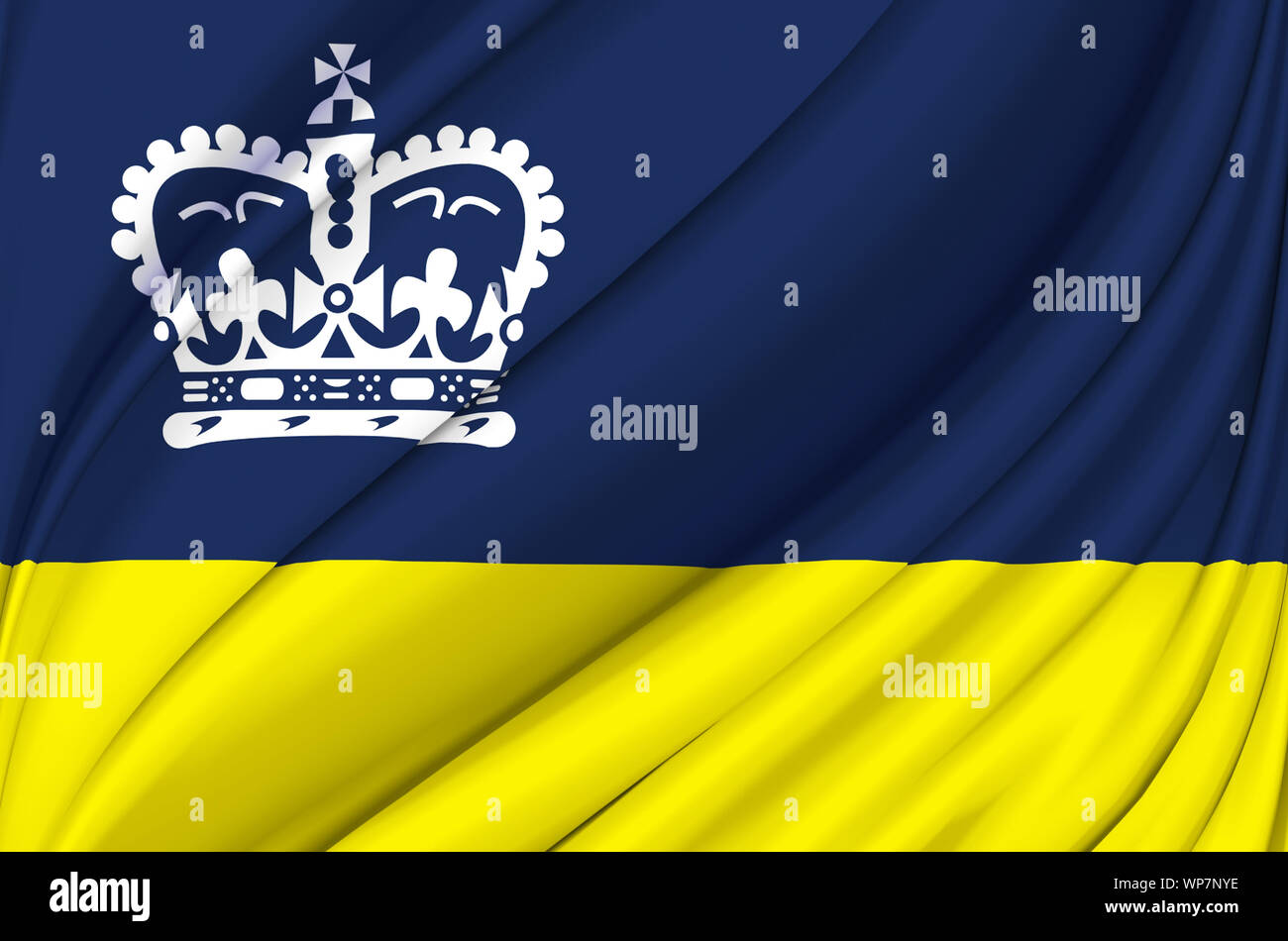 Regina Saskatchewan waving flag illustration. States, cities and ...