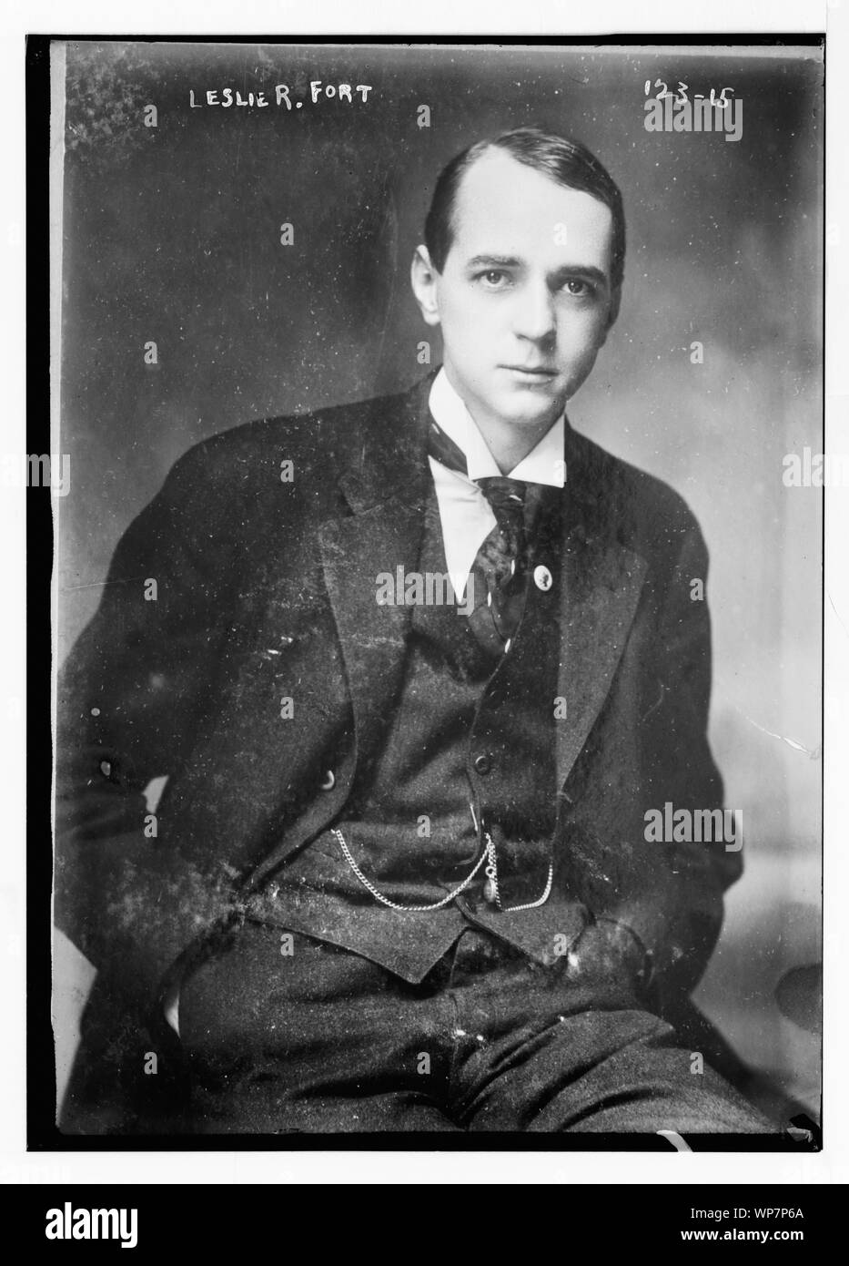 Leslie R. Fort, seated Stock Photo - Alamy